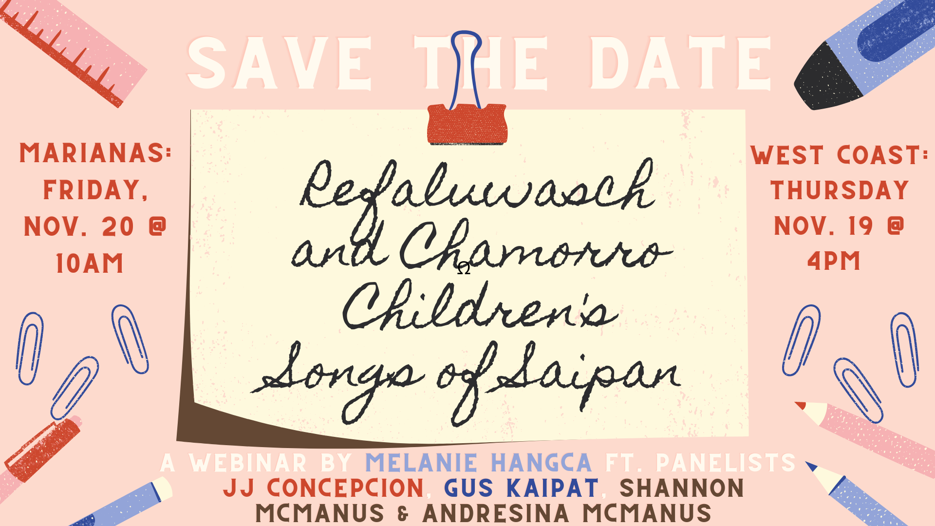 Refaluwasch and Chamorro Children’s Songs of Saipan; Music of ...